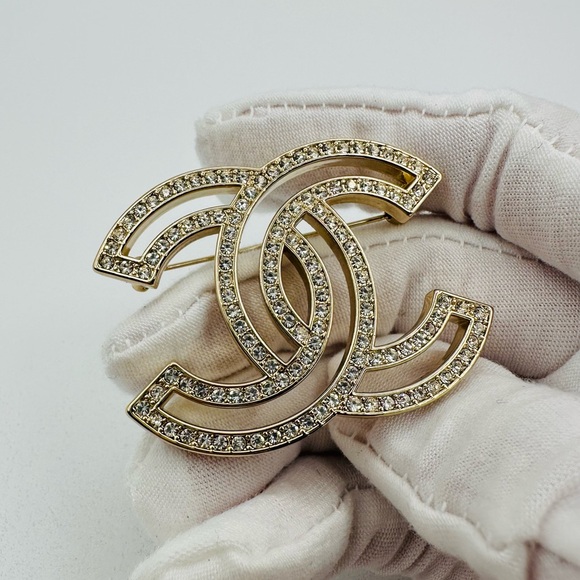 CHANEL | Jewelry | Chanel Iced Out Brooch Vintage | Poshmark